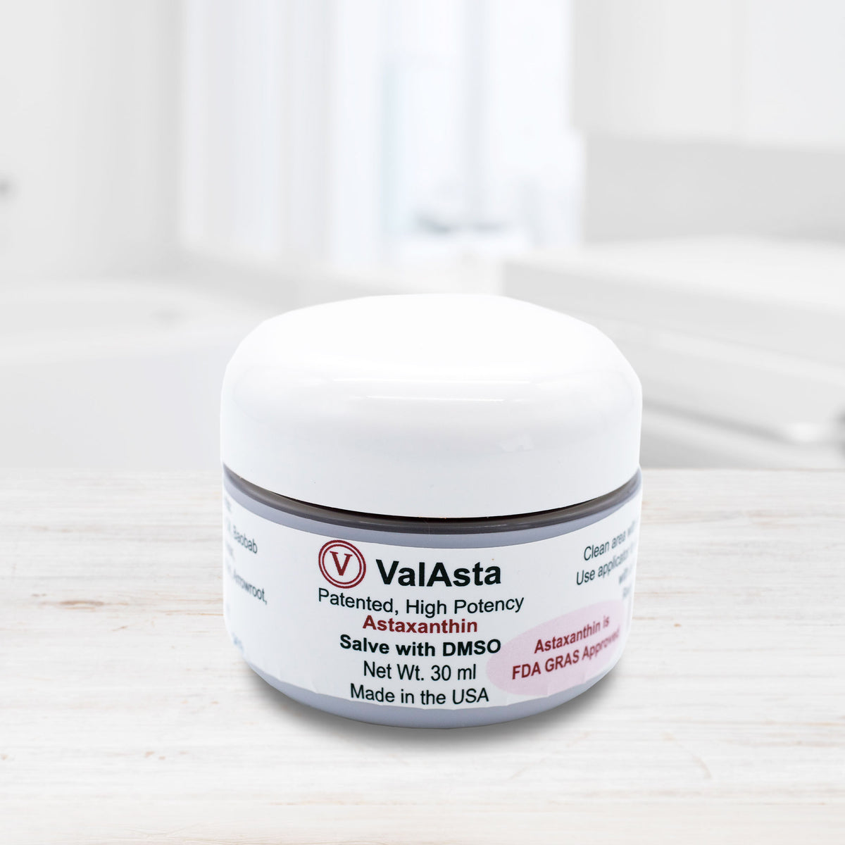 ValAsta Astaxanthin Salve with DMSO 30ml – ValAsta LLC